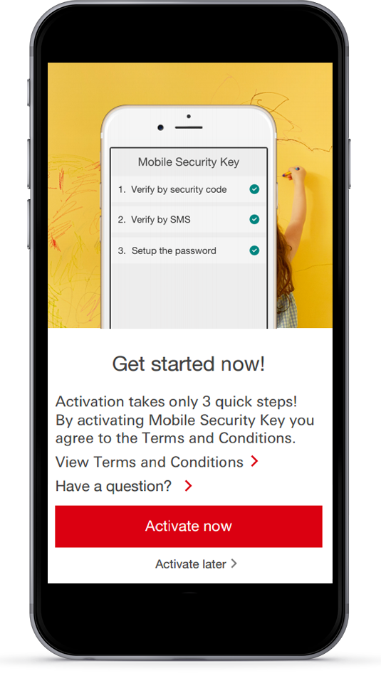 The new Mobile Security Key and Touch ID - HSBC HK