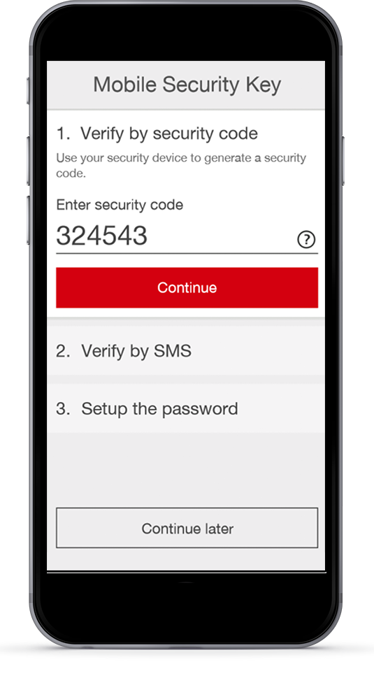 The new Mobile Security Key and Touch ID - HSBC HK